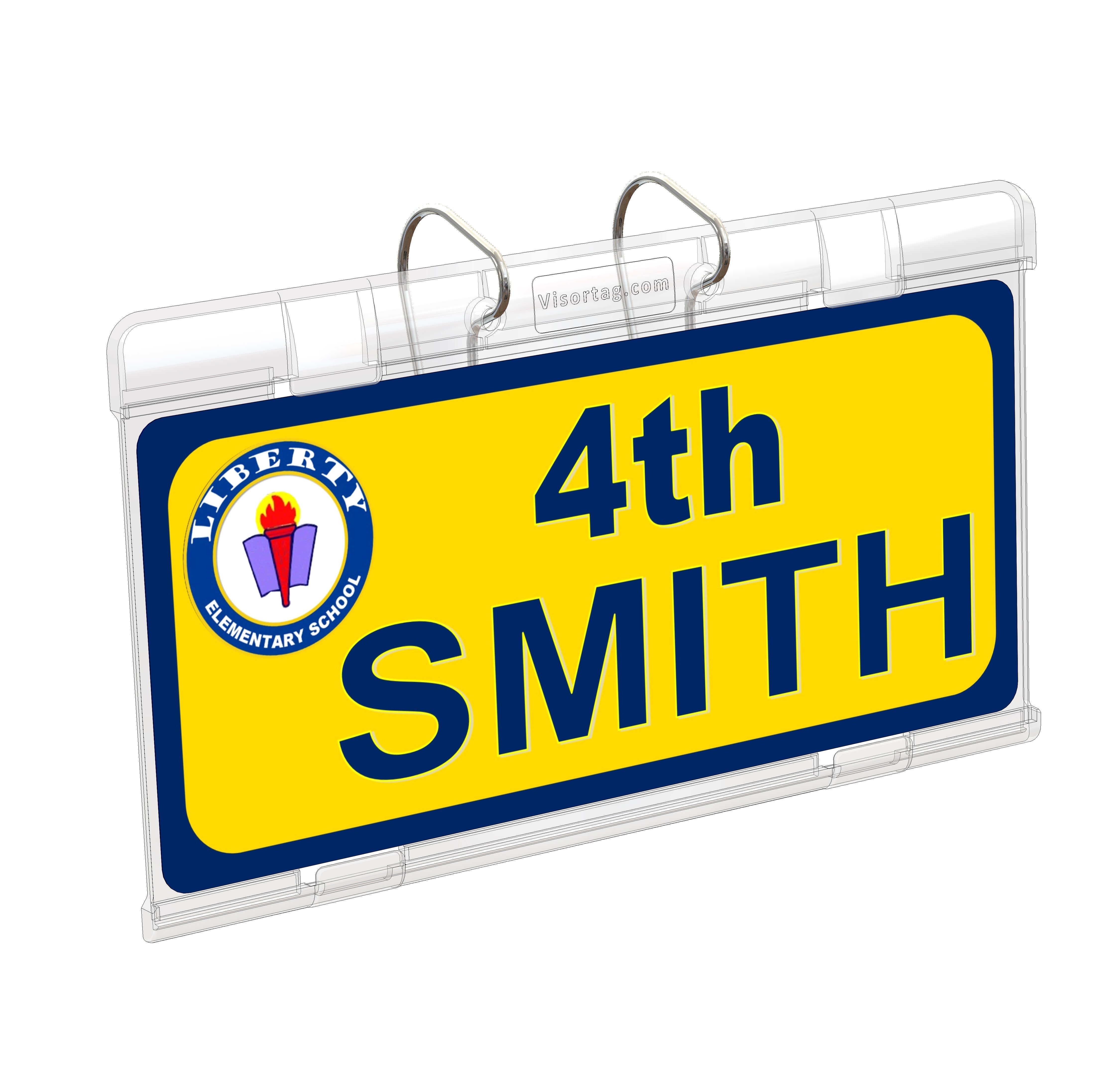 Elementary Student Pick up Permit Holder & Protector - Visortag® VTSH1 ...