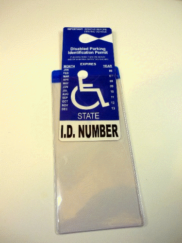 MirorTag Bronze™- Handicapped Parking Placard Holder & Protector. Magn ...