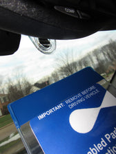 MirorTag™ by JL Safety™- Finest Handicap Parking Placard Holder